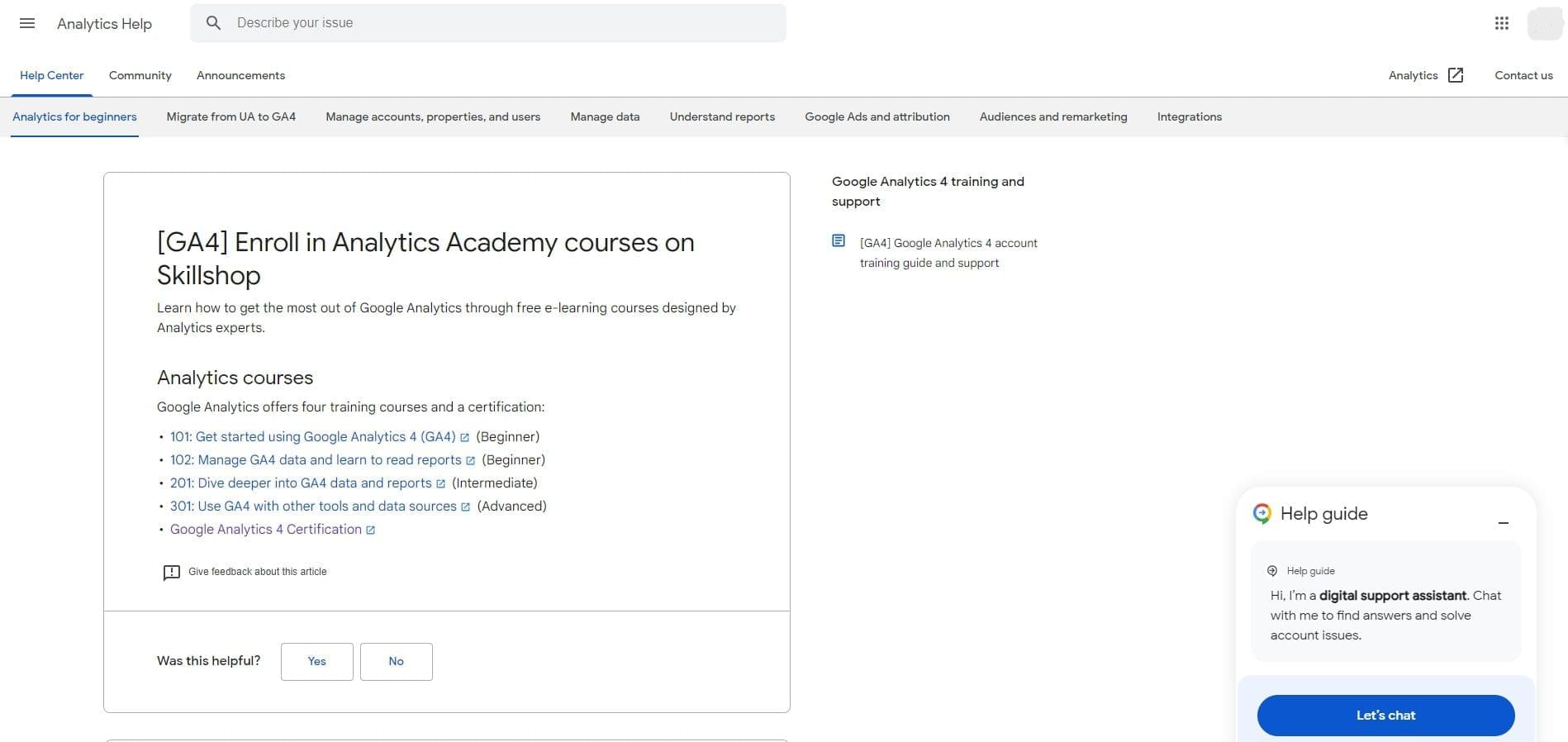 Meilleures ressources gratuites pour apprendre Google Analytics