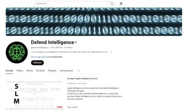 meilleures chaînes YouTube sur l’intelligence artificielle